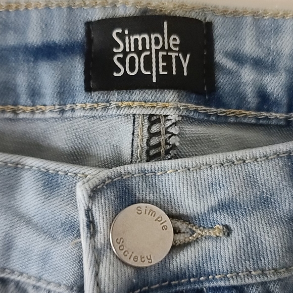Simple Society | Jeans | High Rise Crop Skinny W Fabulous Destruction ...